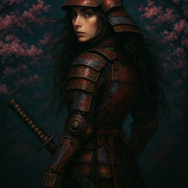 Female Samurai - Etsy