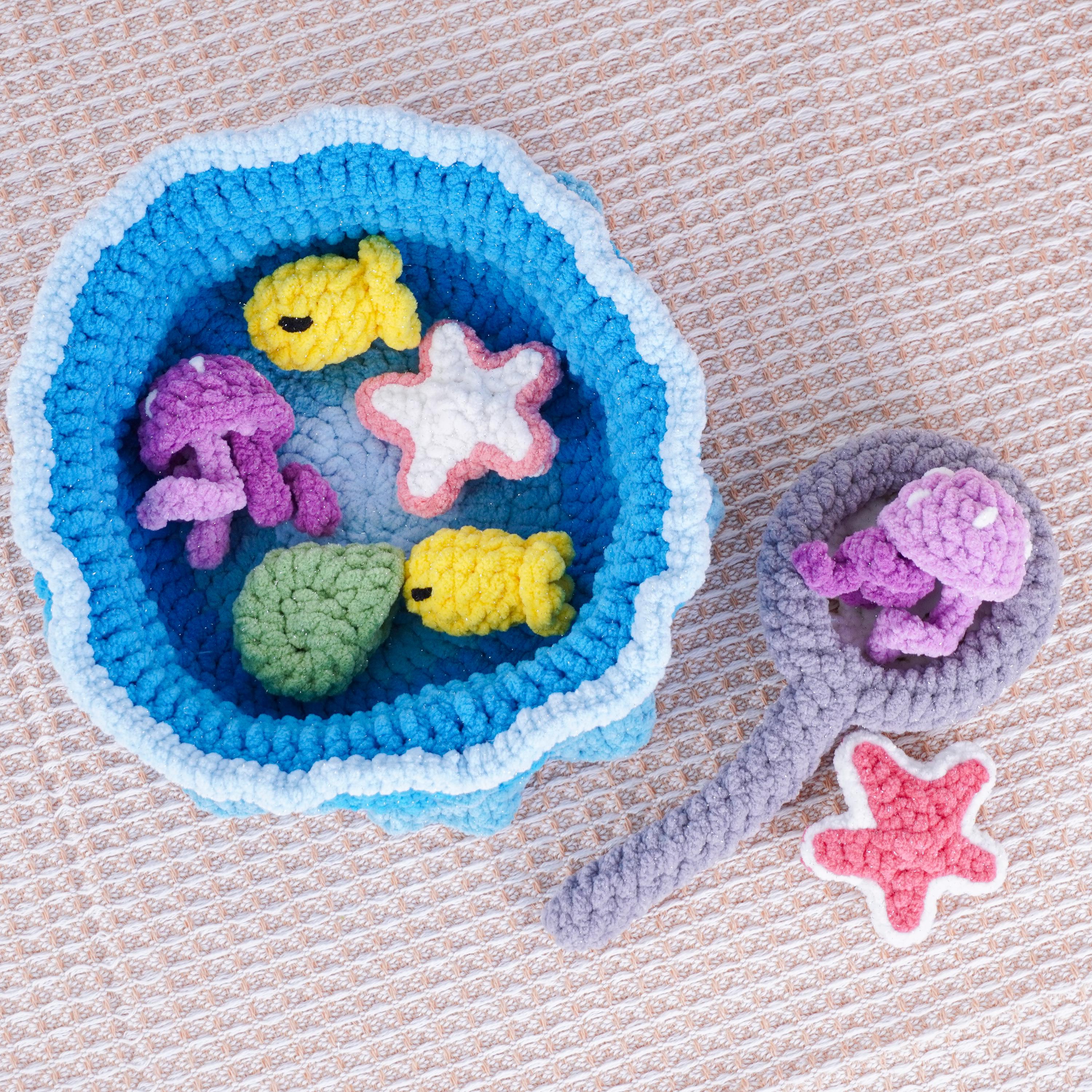 Nature Hobby Crochet Patterns Bundle, Fishing Tackle Bag Pattern, Small ...