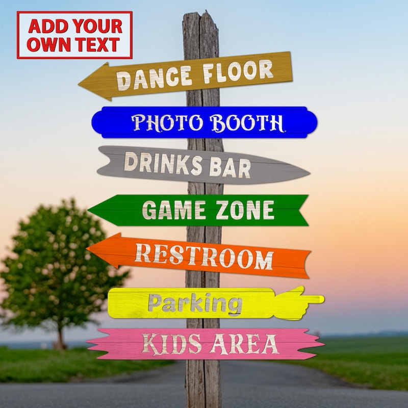Mileage Sign Post - Etsy