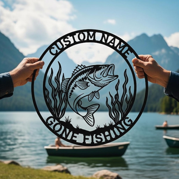 Gone Fishing Sign - Etsy