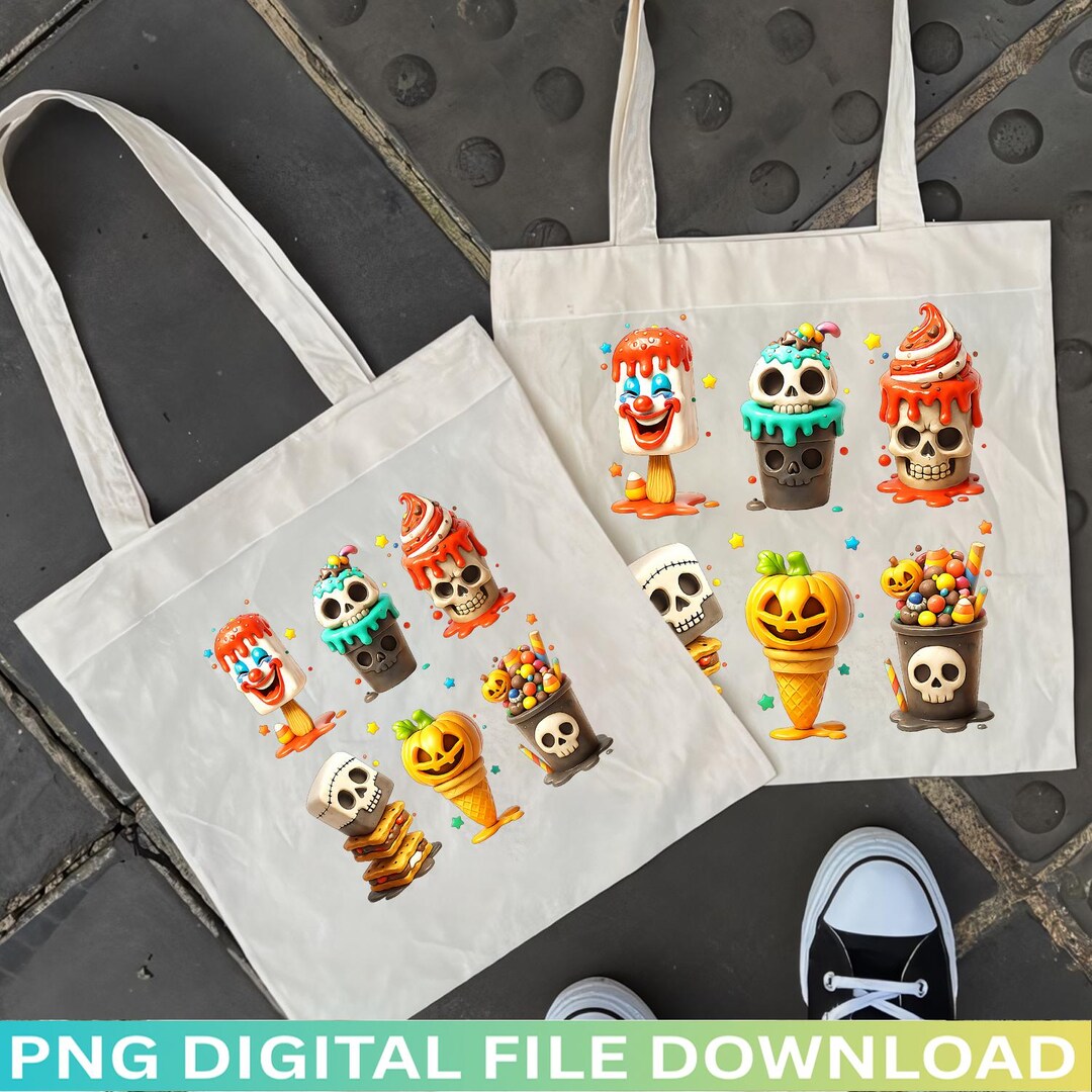 Spooky Popsicle PNG, Halloween Ice Cream Summerween Design, Cute Horror ...