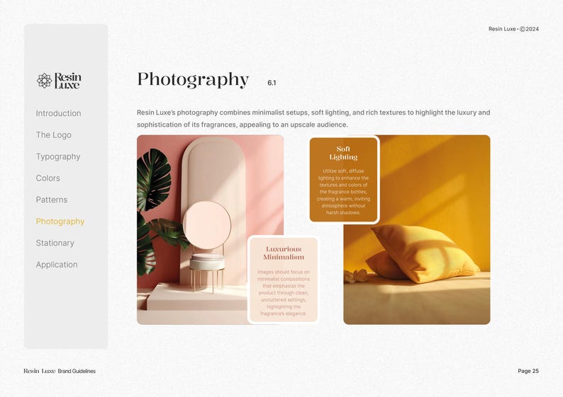Luxury Brand Guidelines Template – Elegant Minimalist Brand Book for ...