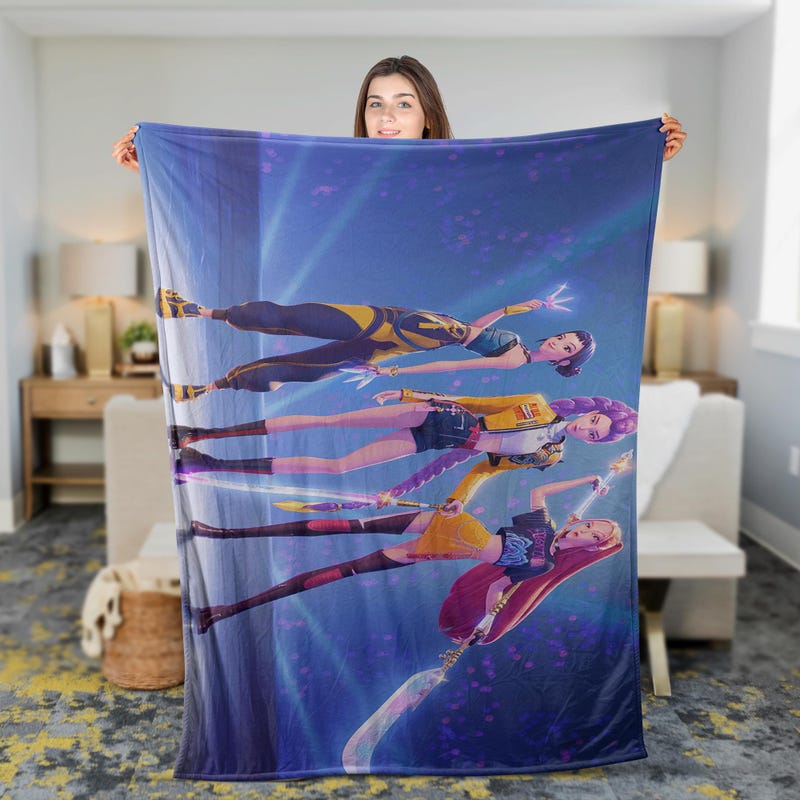Kpop Demon Hunters Blanket - Etsy