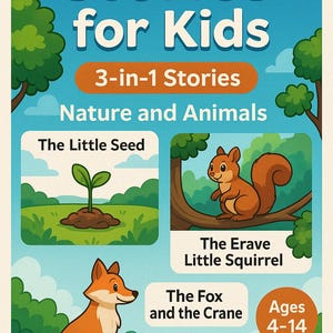 Kids Digital Storybook | 3-in-1 Nature & Animal Stories | Educational ...