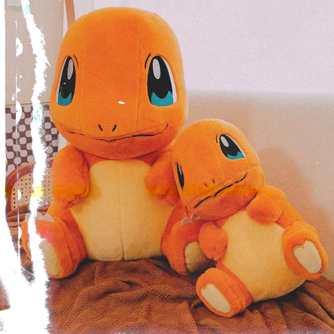 Charmander Plush Toy – 47cm Soft Pokémon Cuddle Toy – Gift for Kids ...
