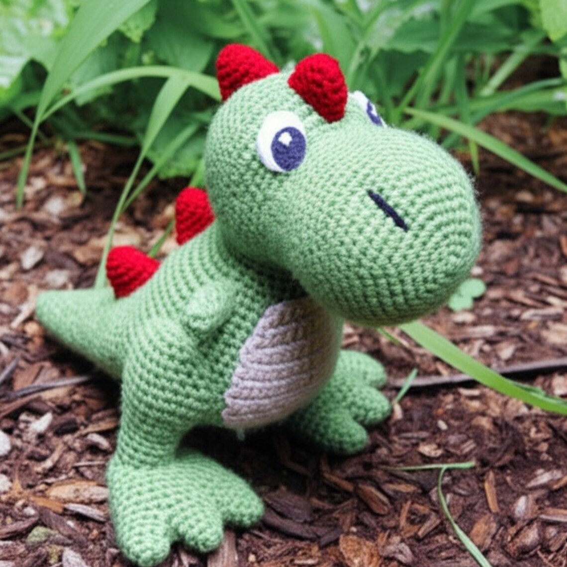 T Rex Crochet Pattern PDF | Amigurumi T Rex Pattern | Crochet T Rex | T ...