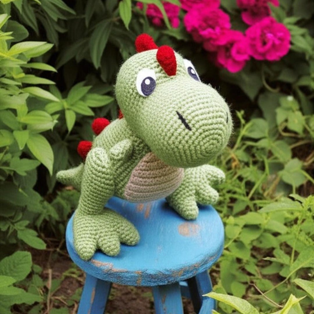 T Rex Crochet Pattern PDF | Amigurumi T Rex Pattern | Crochet T Rex | T ...