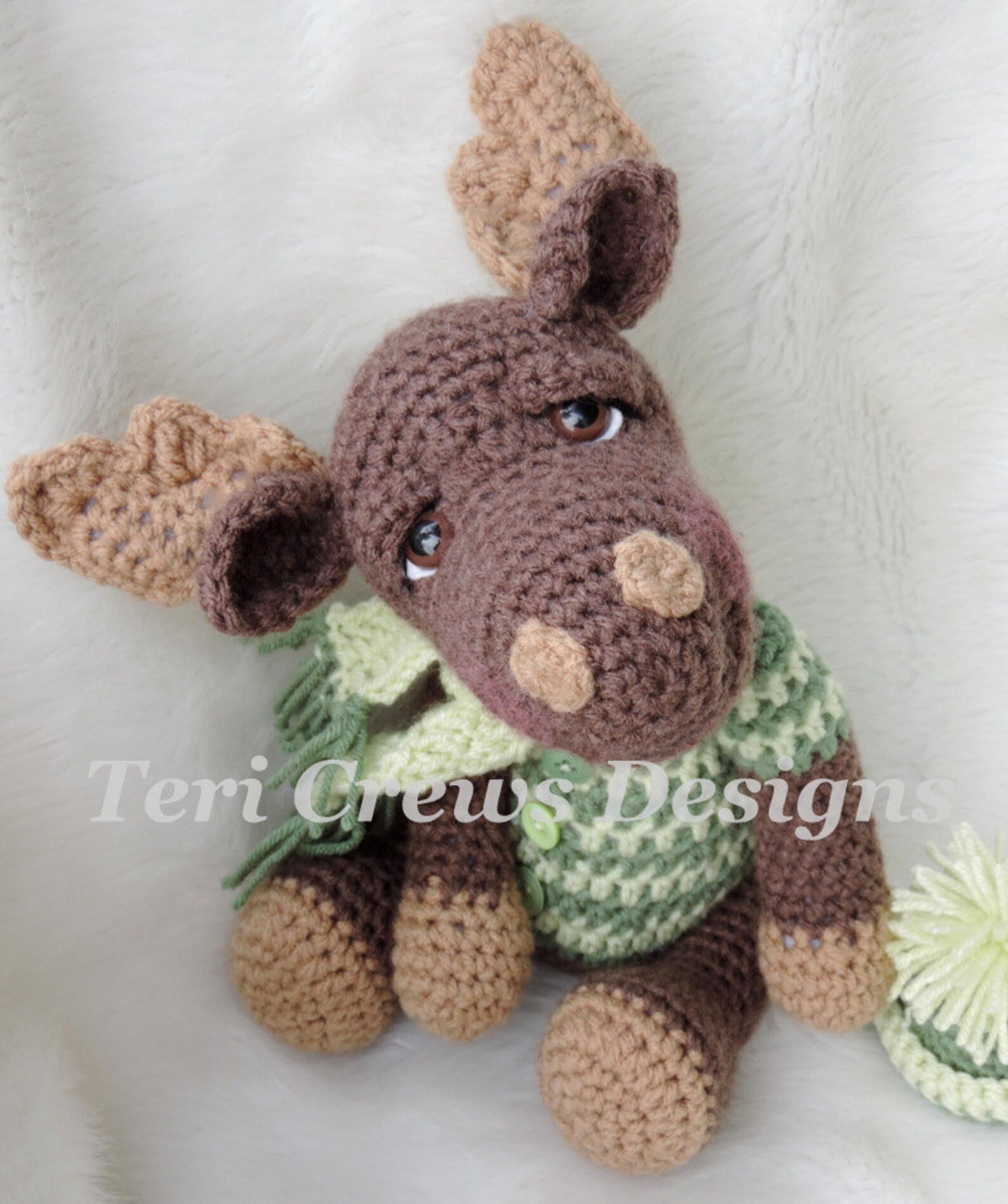 Moose Crochet Pattern Instant Download PDF Format Simply Cute - Etsy