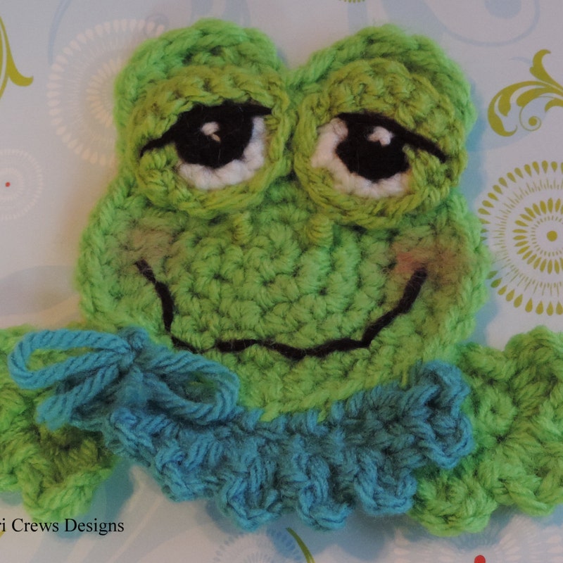 Frog Applique - Etsy