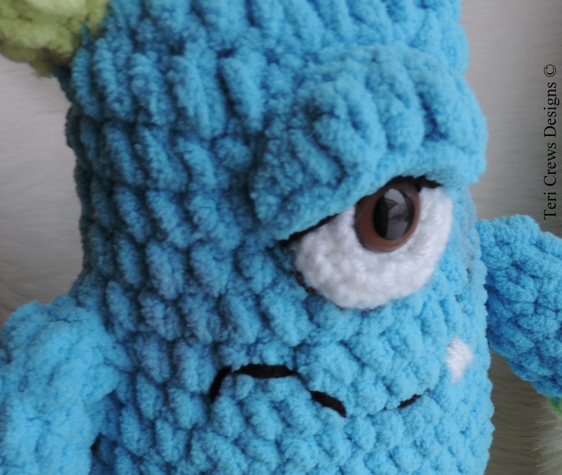 Cute Monster Crochet Pattern by Teri Crews Wool and Whims | Etsy