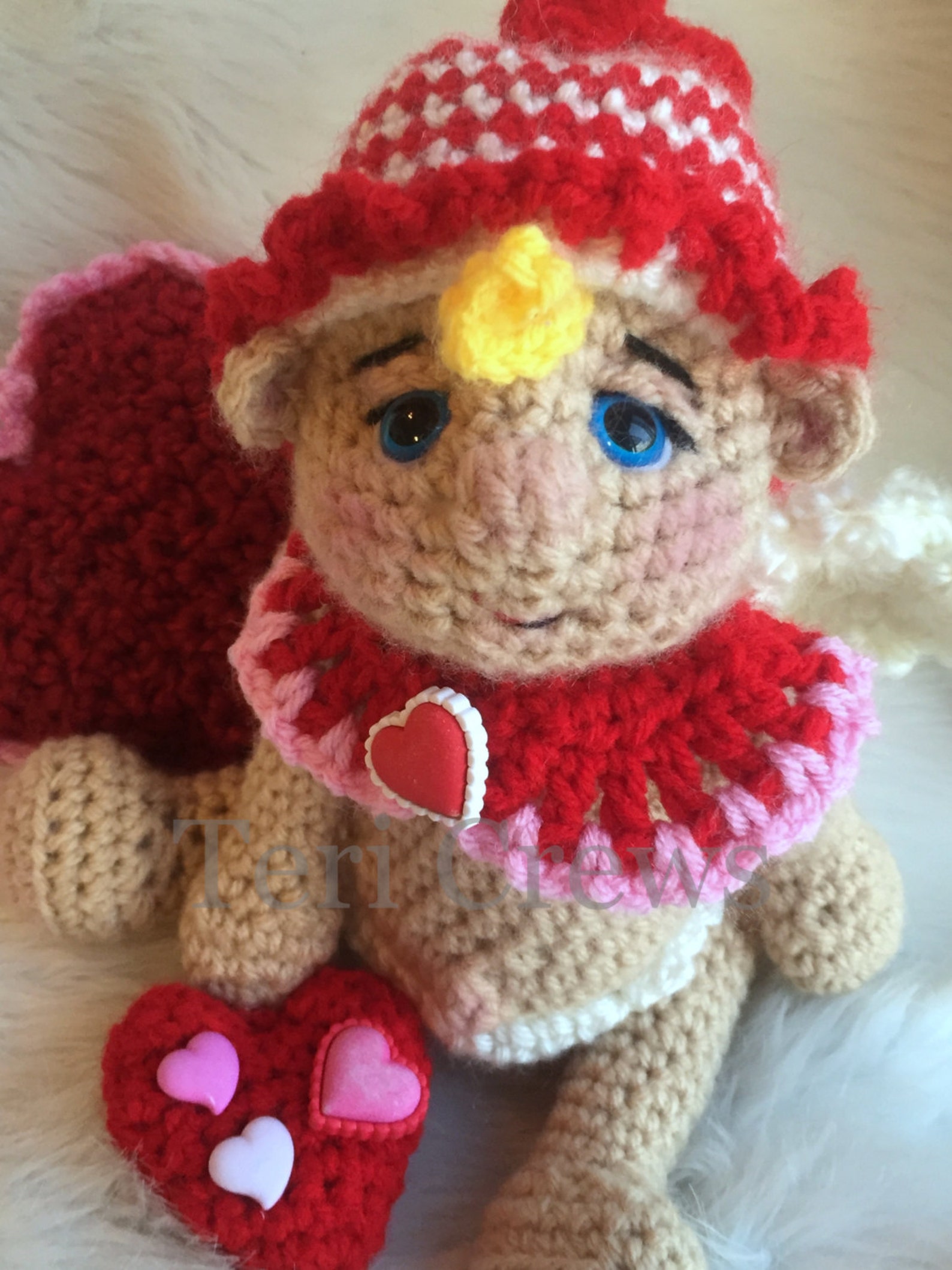 Cute Cupid Crochet Pattern Adorable Amigurumi Style Cupid by | Etsy