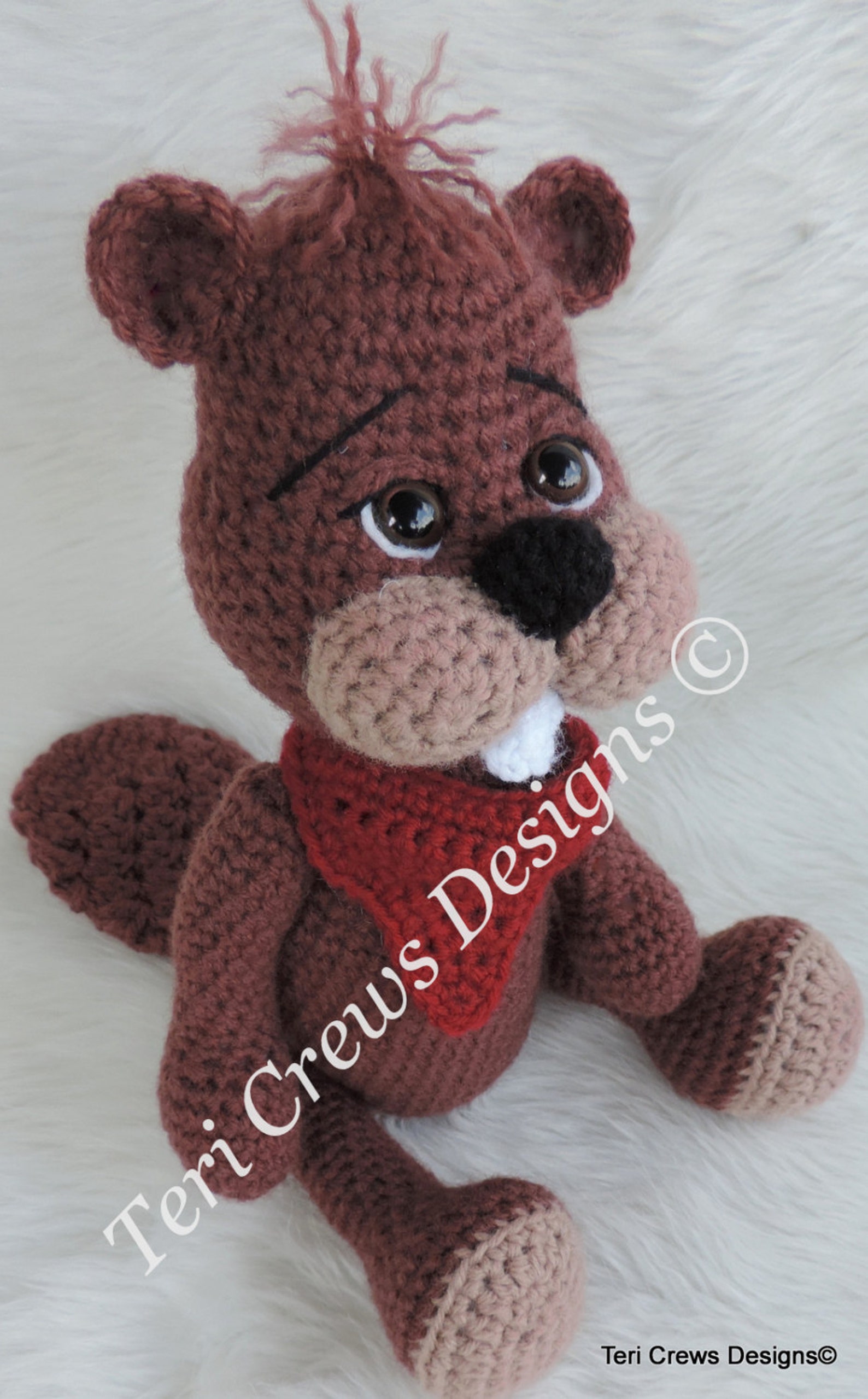 Crochet Pattern Beaver Instant Download PDF Format Simply Cute - Etsy