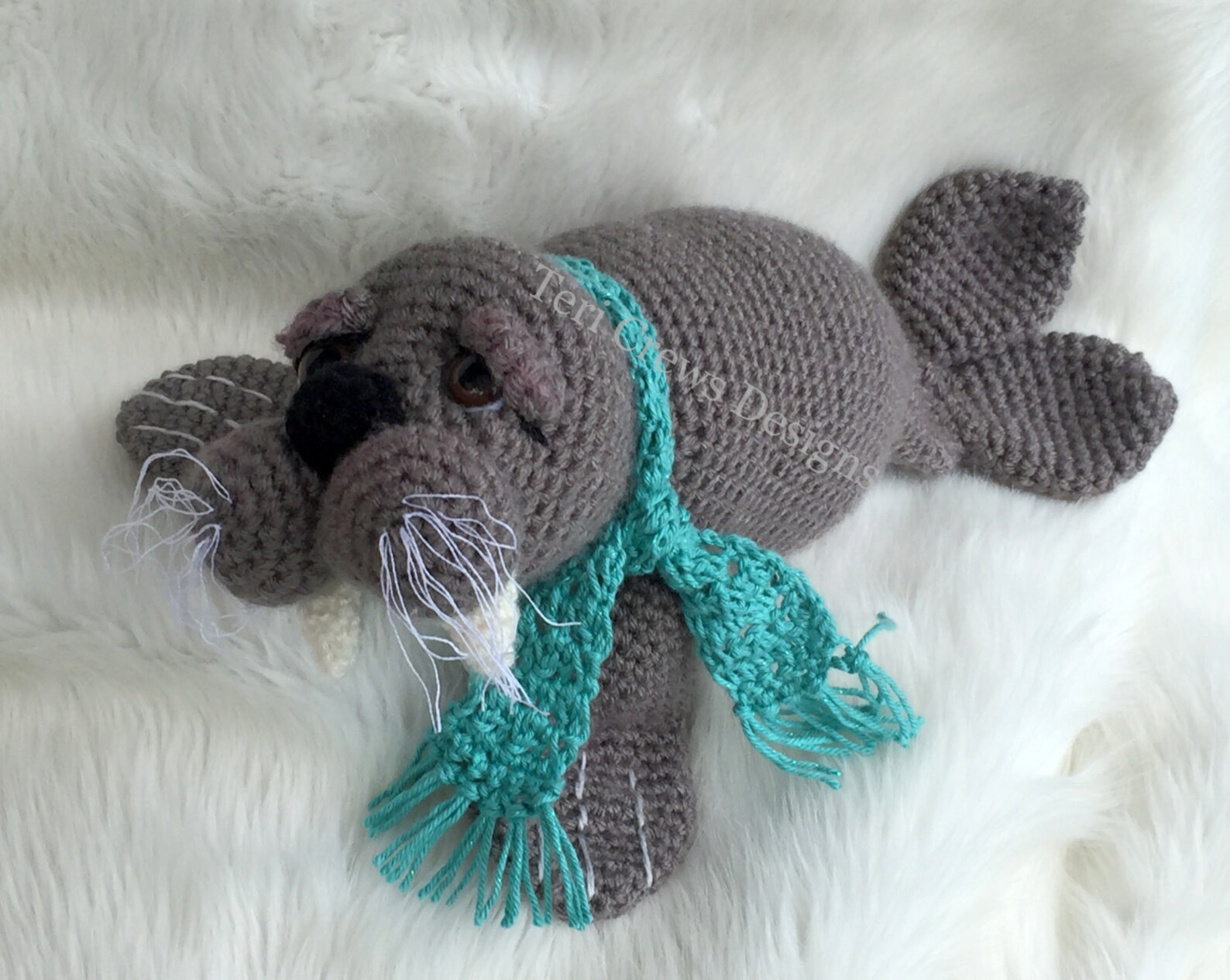 Walrus Crochet Pattern by Teri Crews Instant Download PDF - Etsy