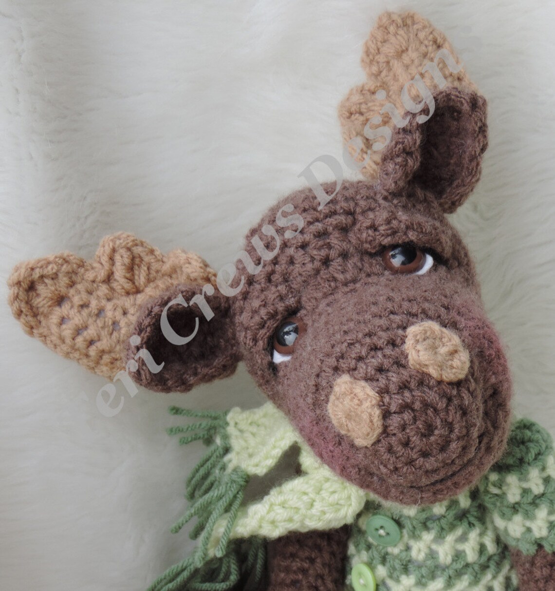 Moose Crochet Pattern Instant Download PDF Format Simply Cute - Etsy