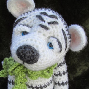 Crochet Pattern White Tiger by Teri Crews Wool and Whims Instant ...