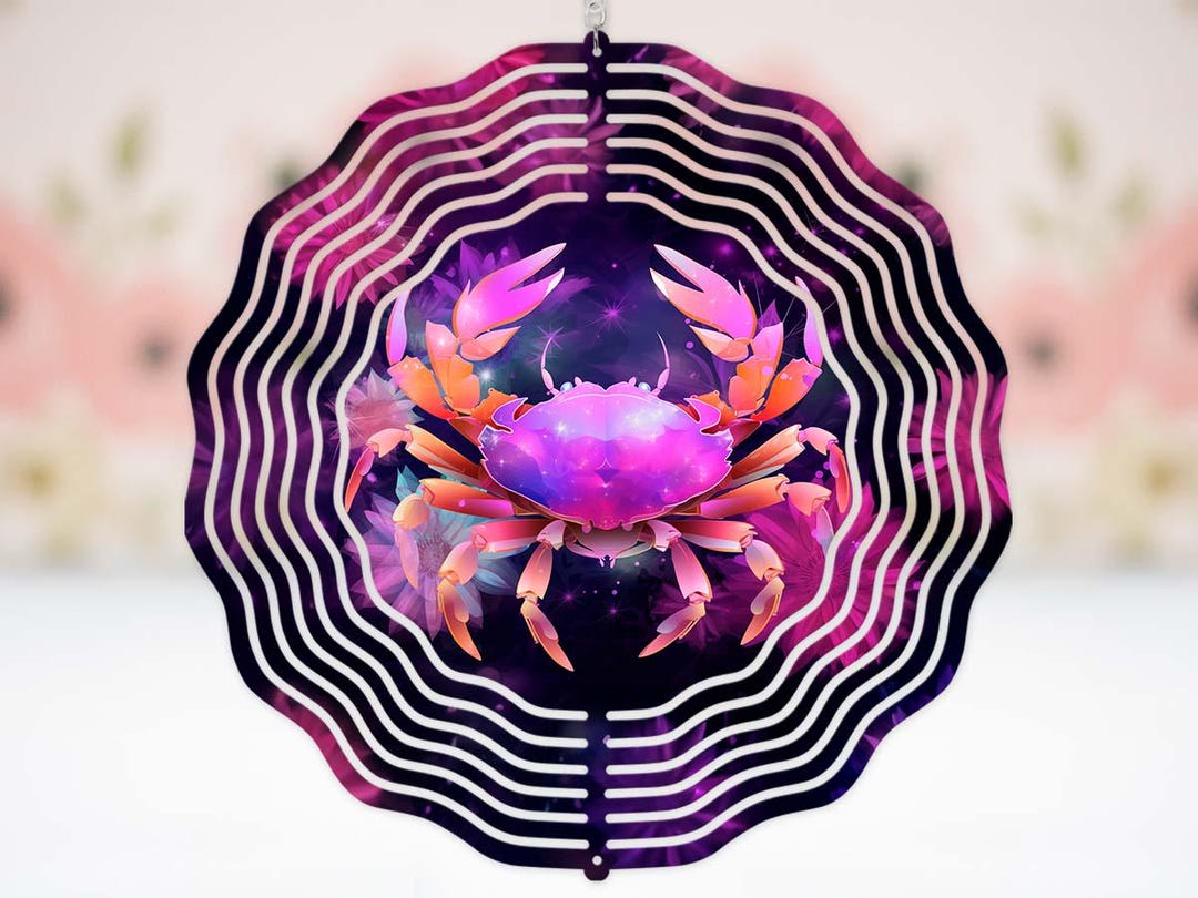 Mystical Crab Art Under the Sea Decor for Girls Room Gift for Her ...