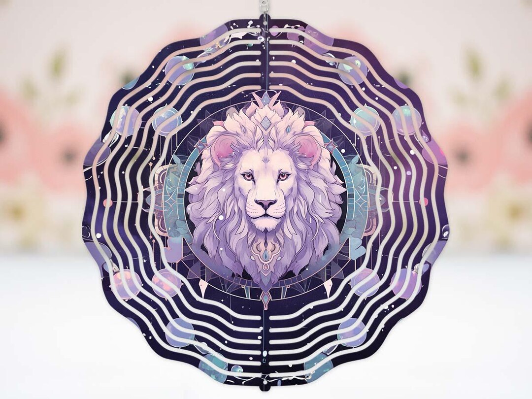 Cosmic Lion Wind Spinner # 263 - Etsy