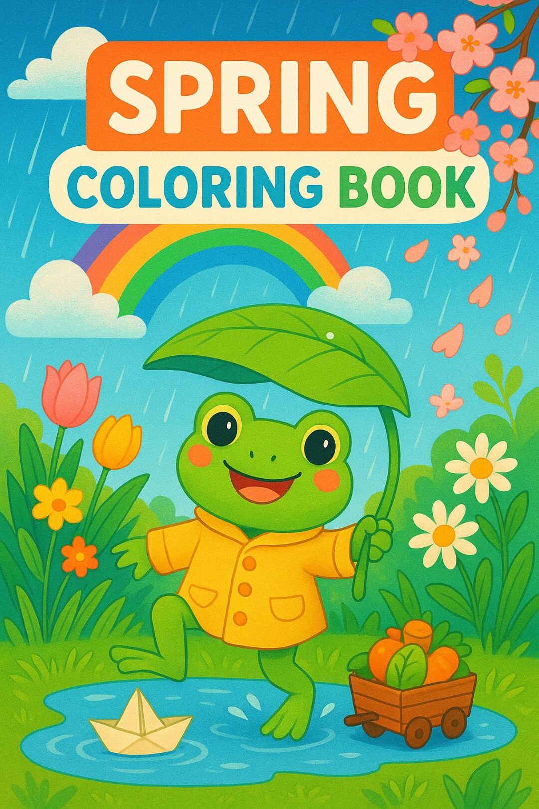 Kids Coloring Book; Printable Coloring Book; - Etsy