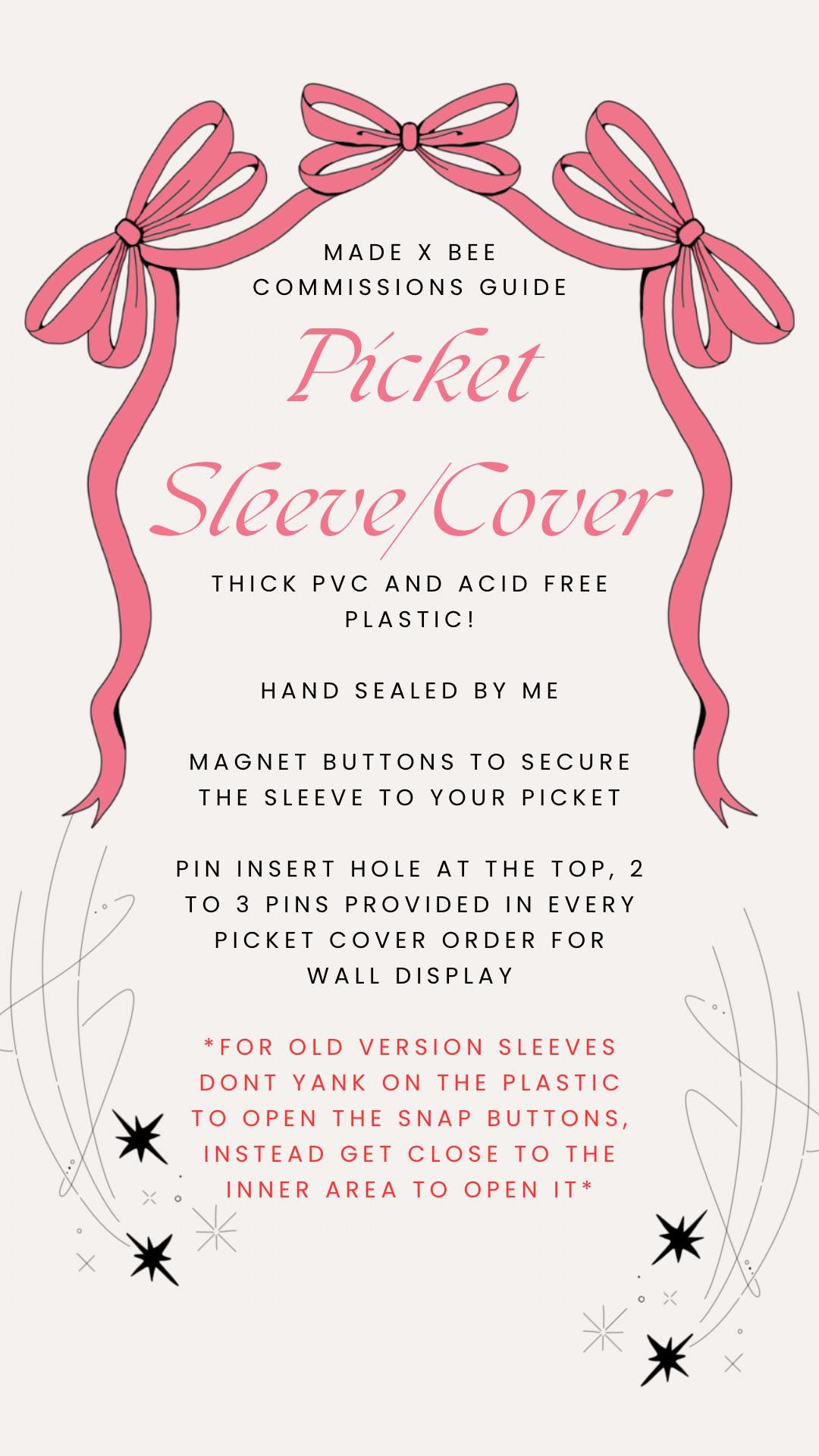 Custom Kpop Picket Cover: No Ears Style PVC and Acid Free Sleeves - Etsy