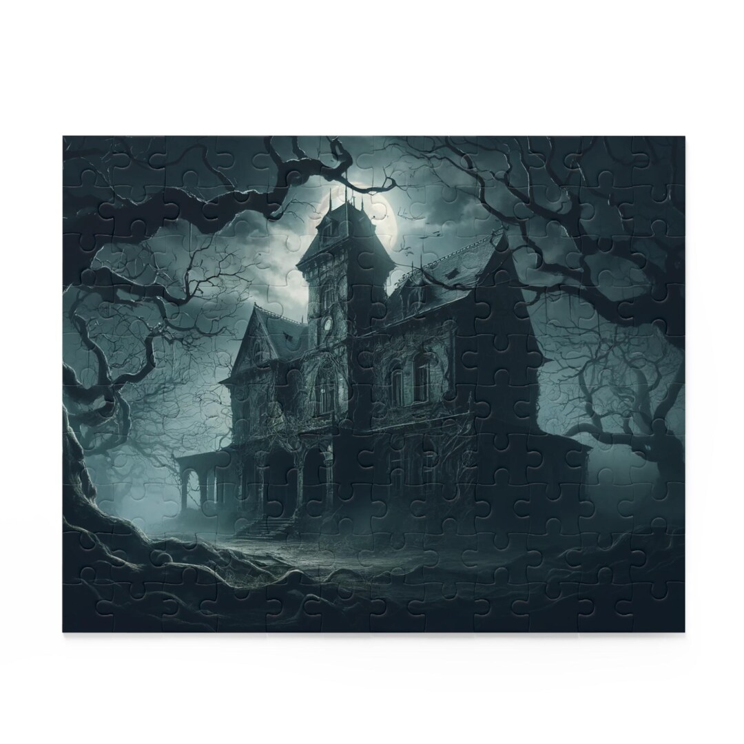 Beautiful Puzzle, Haunted House, Family Fun, Eco-friendly Game - 120 ...
