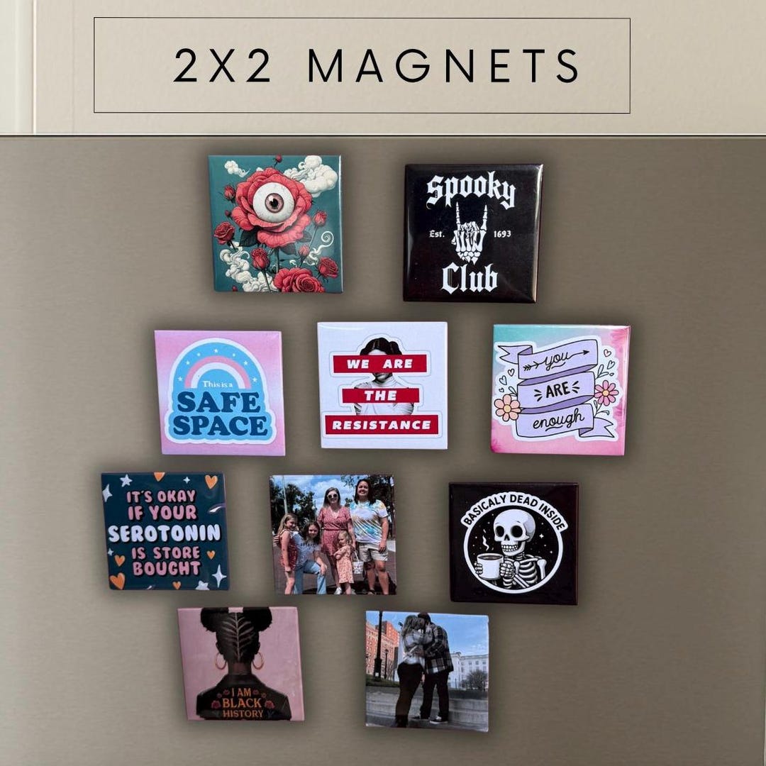 2x2 Fridge Photo Magnets | Custom Photos | Personalized Gifts ...