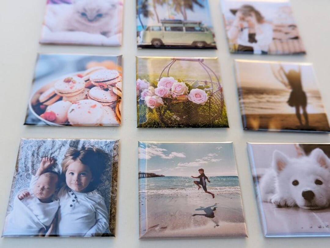 Photo Magnets | 2x2 Fridge Magnets | Custom Photos | Personalized Gifts ...