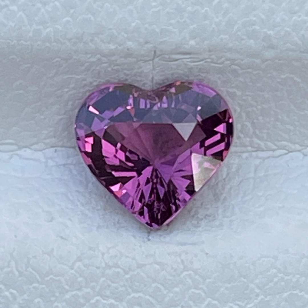 Natural Pink Spinel 1.00 Cts Heart Cut Loose Gemstone Birthday Love ...