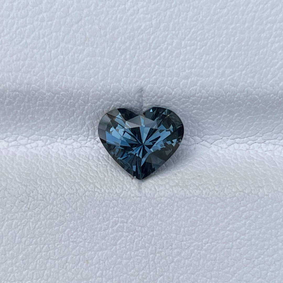 Natural Blue Sri Lanka Spinel Heart Cut 1.42ct Fine Quality Loose Gem ...
