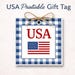 Patriotic Name Tags & Place Cards, Editable, Printable, Instant ...
