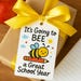 Bee School Year Gift Tags | Printable Favor Tags (JPG Digital File) - Etsy