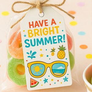 Have a Bright Summer Tag – Printable End of Year Gift Tag for Students ...