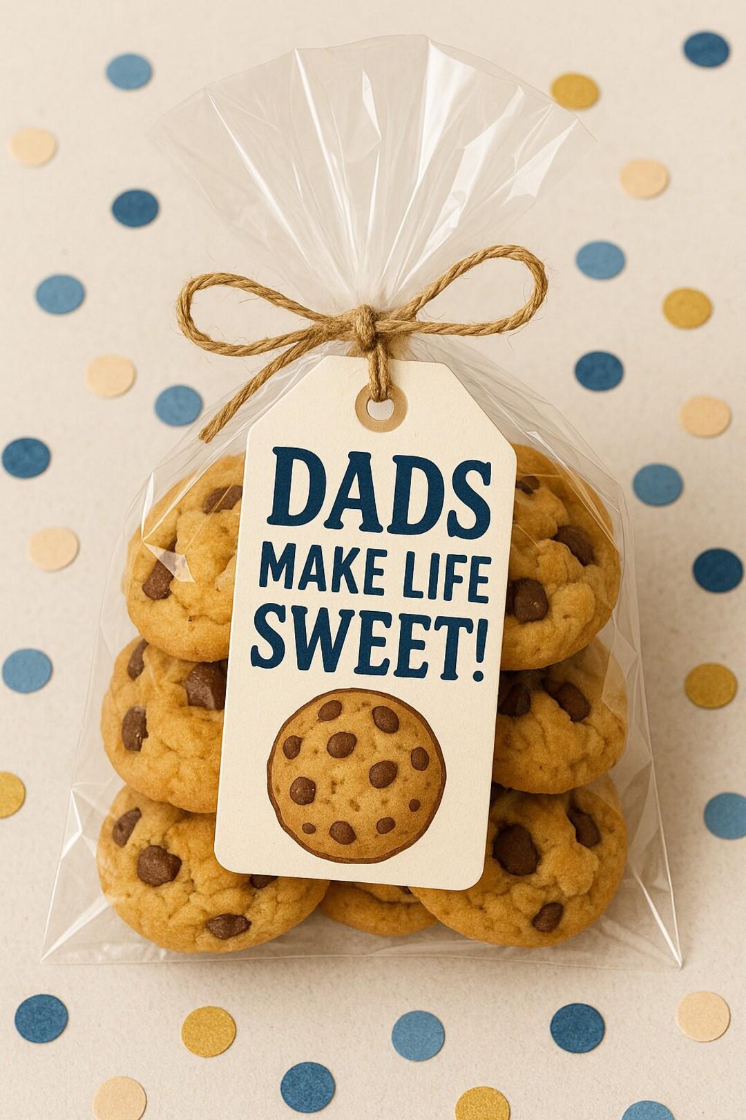 Father's Day Cookie Gift Tags – Dads Make Life Sweet – Printable Favor ...