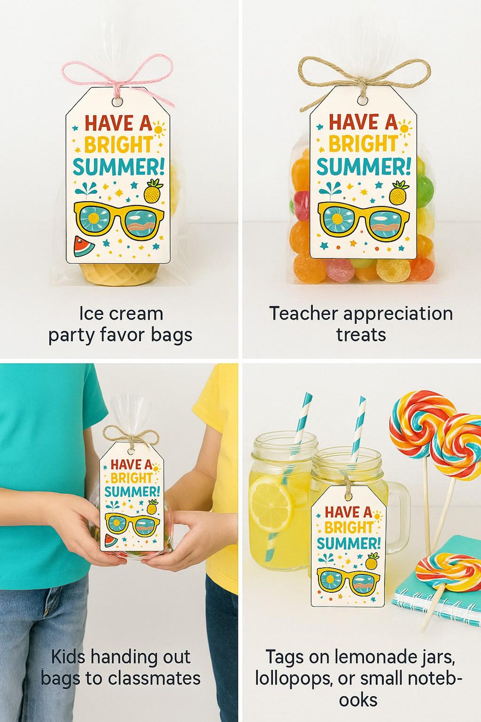 Have a Bright Summer Tag – Printable End of Year Gift Tag for Students ...