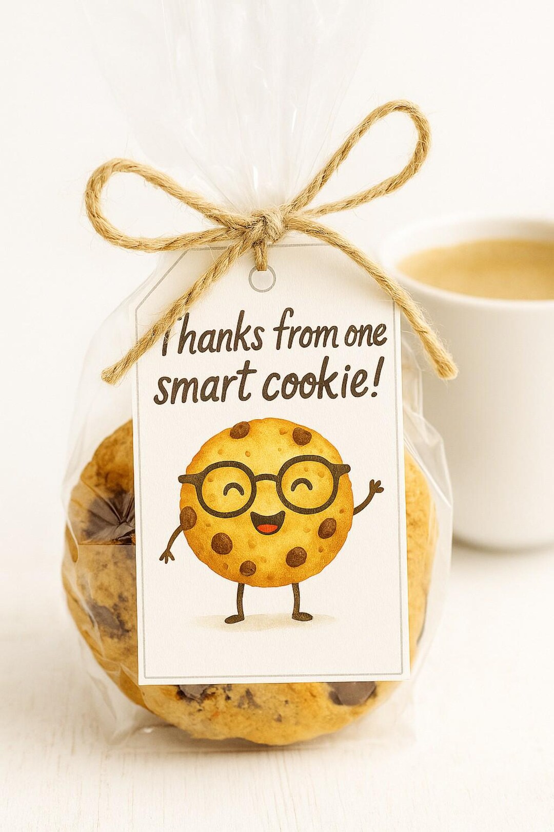 Smart Cookie Thank You Gift Tags: Teacher Appreciation Printable (JPG ...