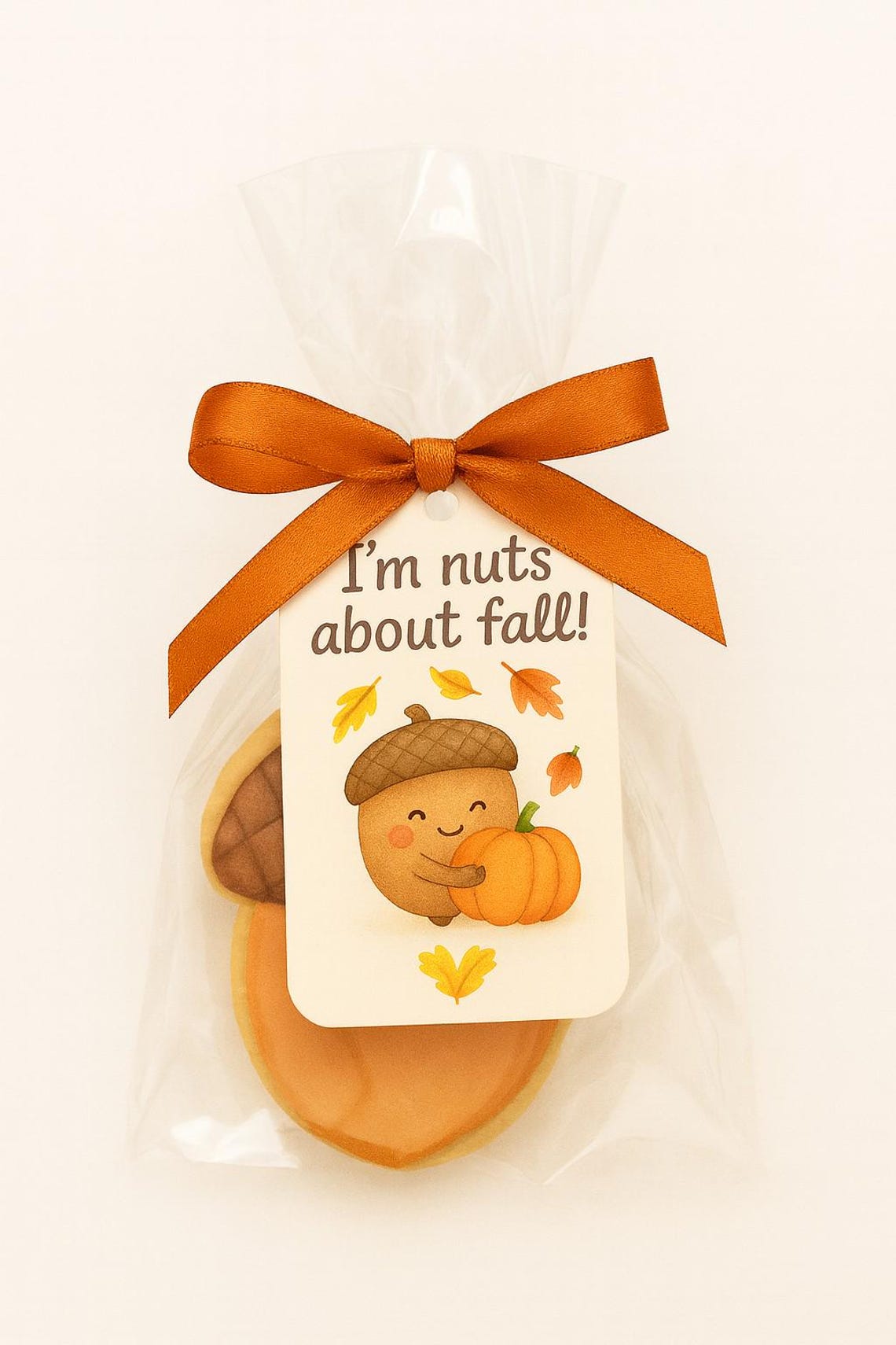 Fall Gift Tags: Acorn & Pumpkin Printable Thanksgiving Labels (JPG ...