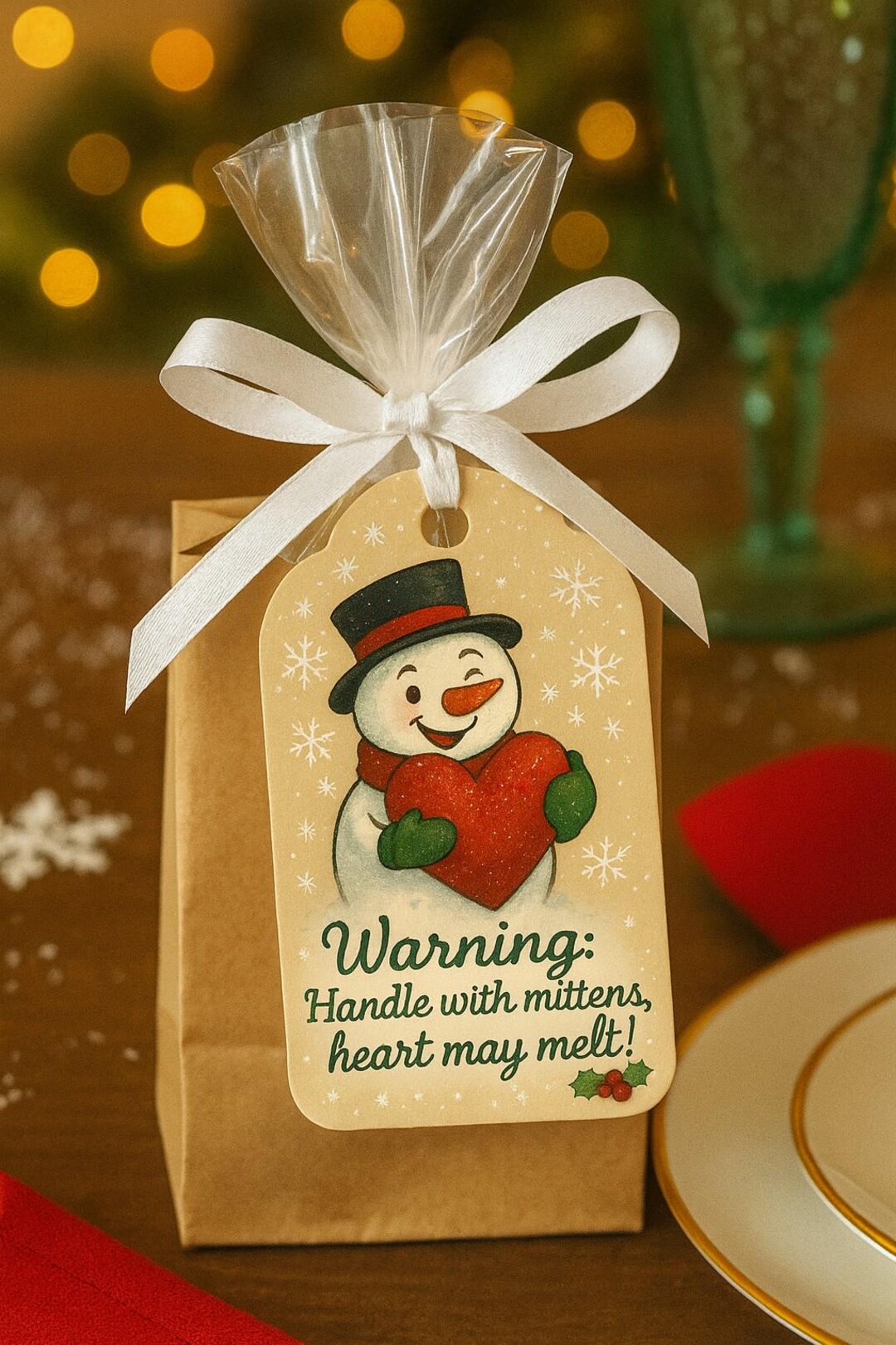 Snowman Christmas Gift Tags – Cute Printable Holiday Tags, Heartwarming ...