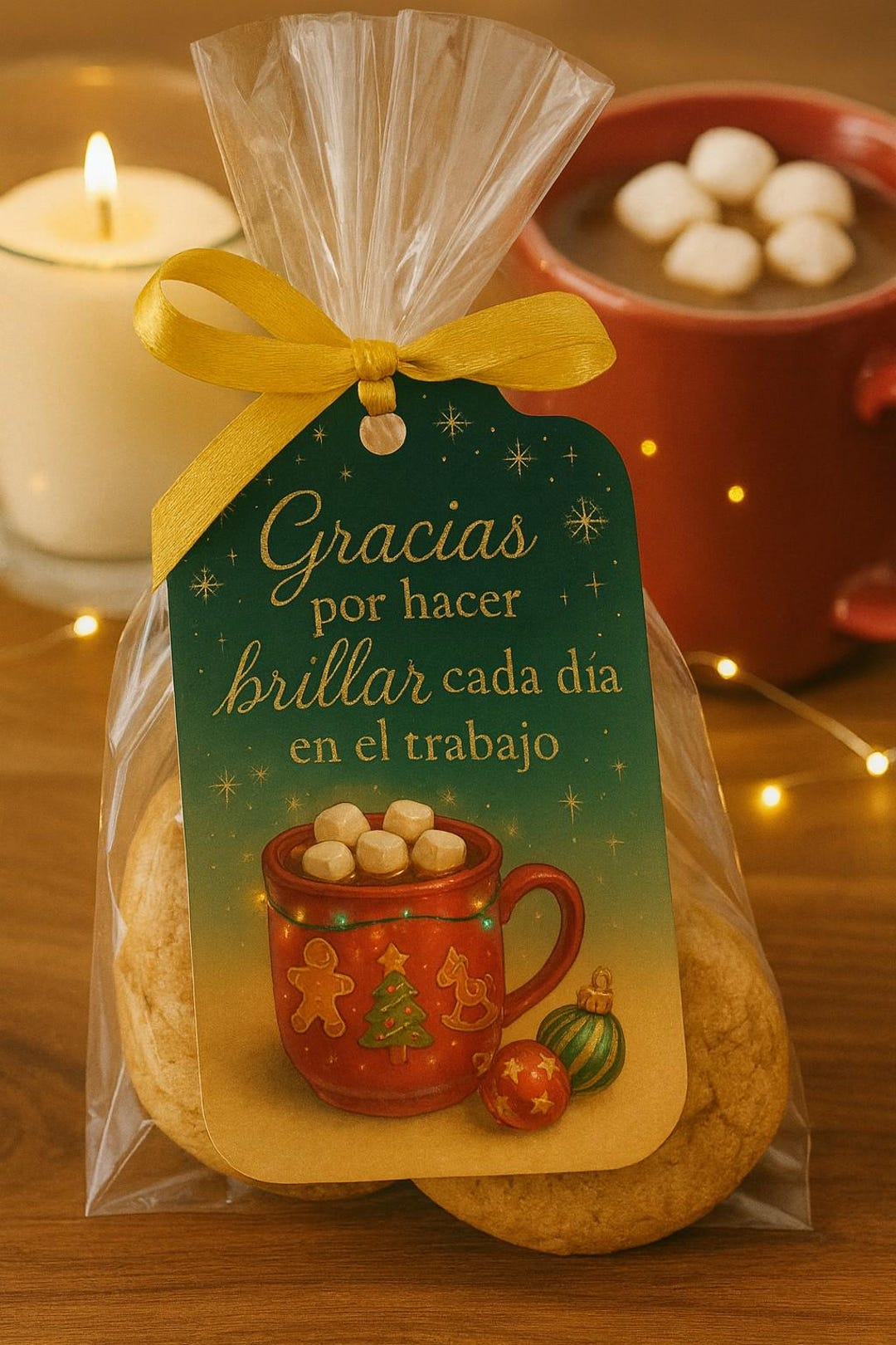 Spanish Christmas Gift Tags Printable – “gracias Por Hacer Brillar Cada ...