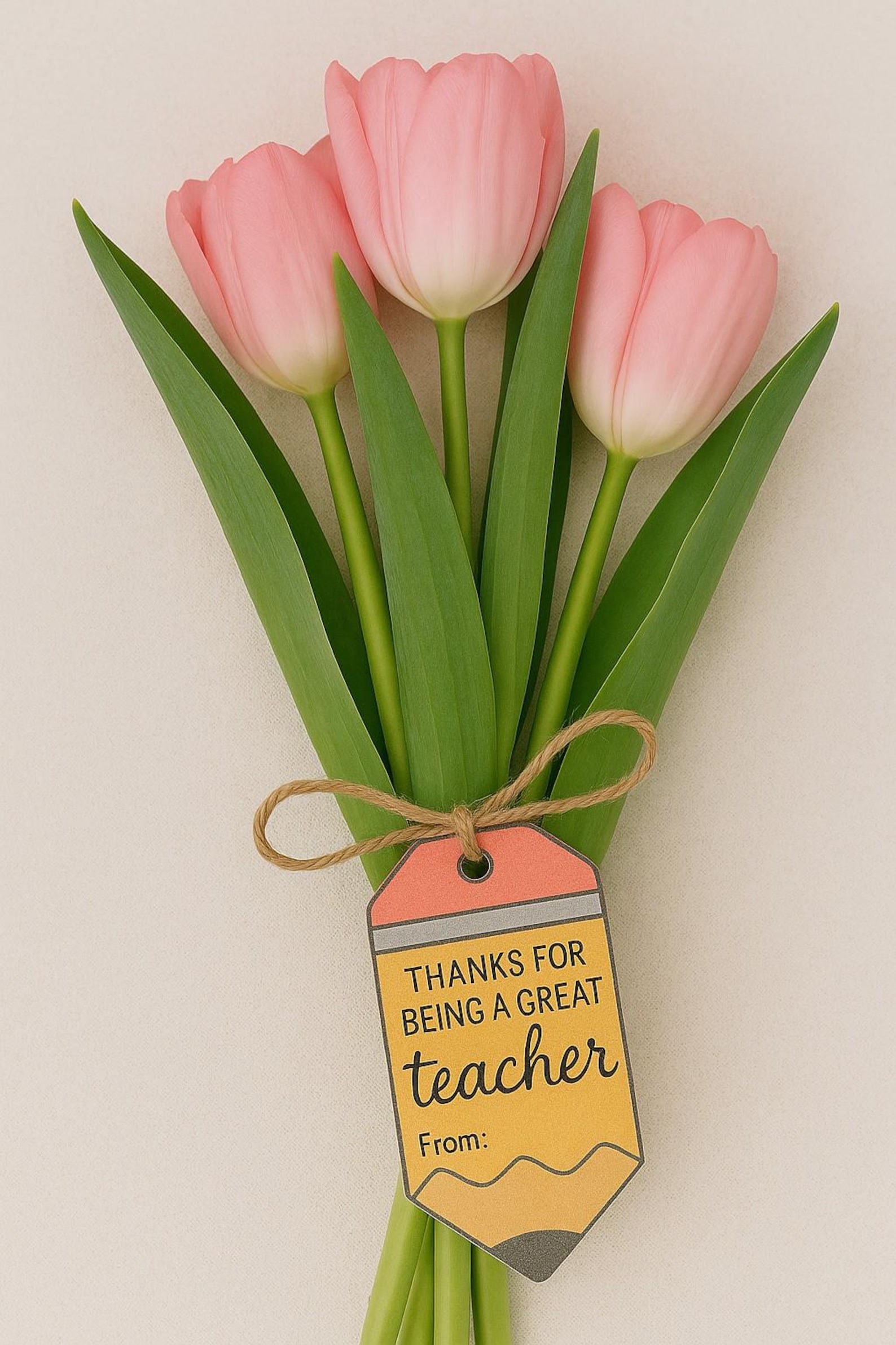Printable Teacher Gift Tags | Pencil-shaped Tags for Teacher ...
