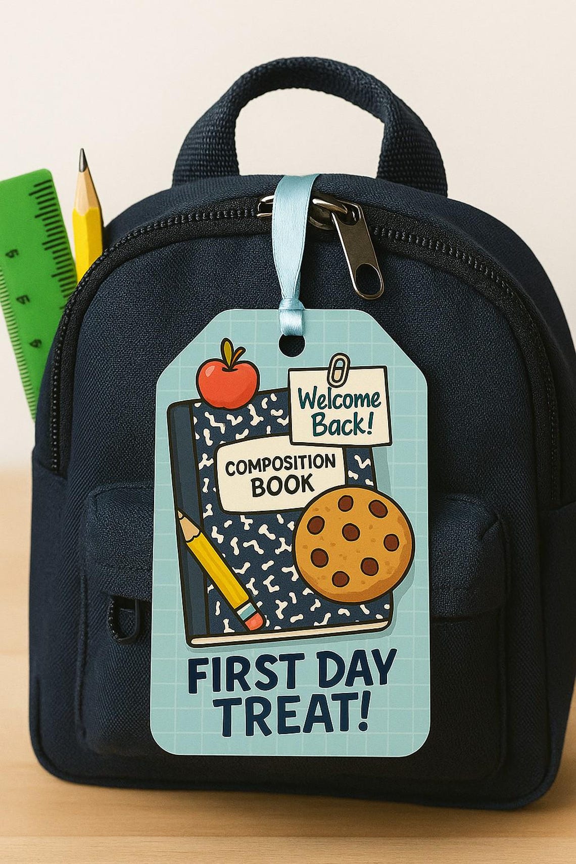 First Day of School Tags - Printable Welcome Back Treat Label With ...