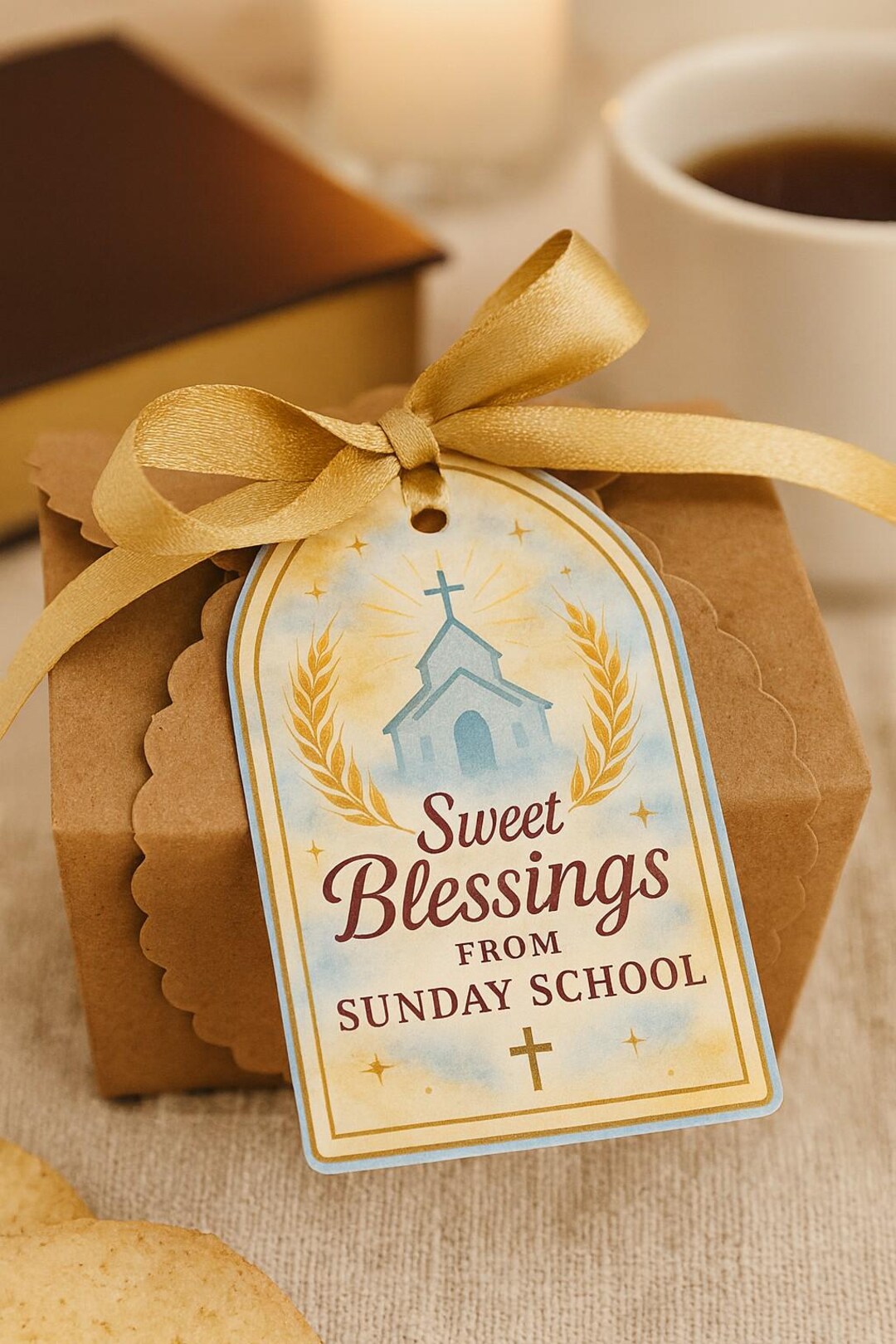 Sweet Blessings Gift Tags: Sunday School Favor Labels (digital Download ...