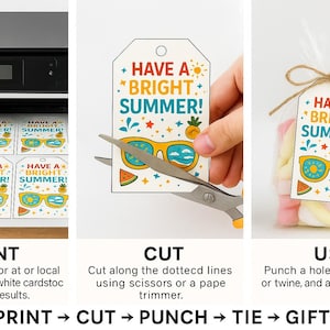 Have a Bright Summer Tag – Printable End of Year Gift Tag for Students ...