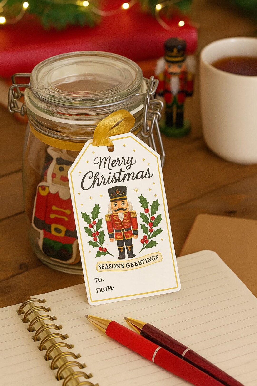 Christmas Nutcracker Gift Tags – Printable Holiday Tags | Merry ...