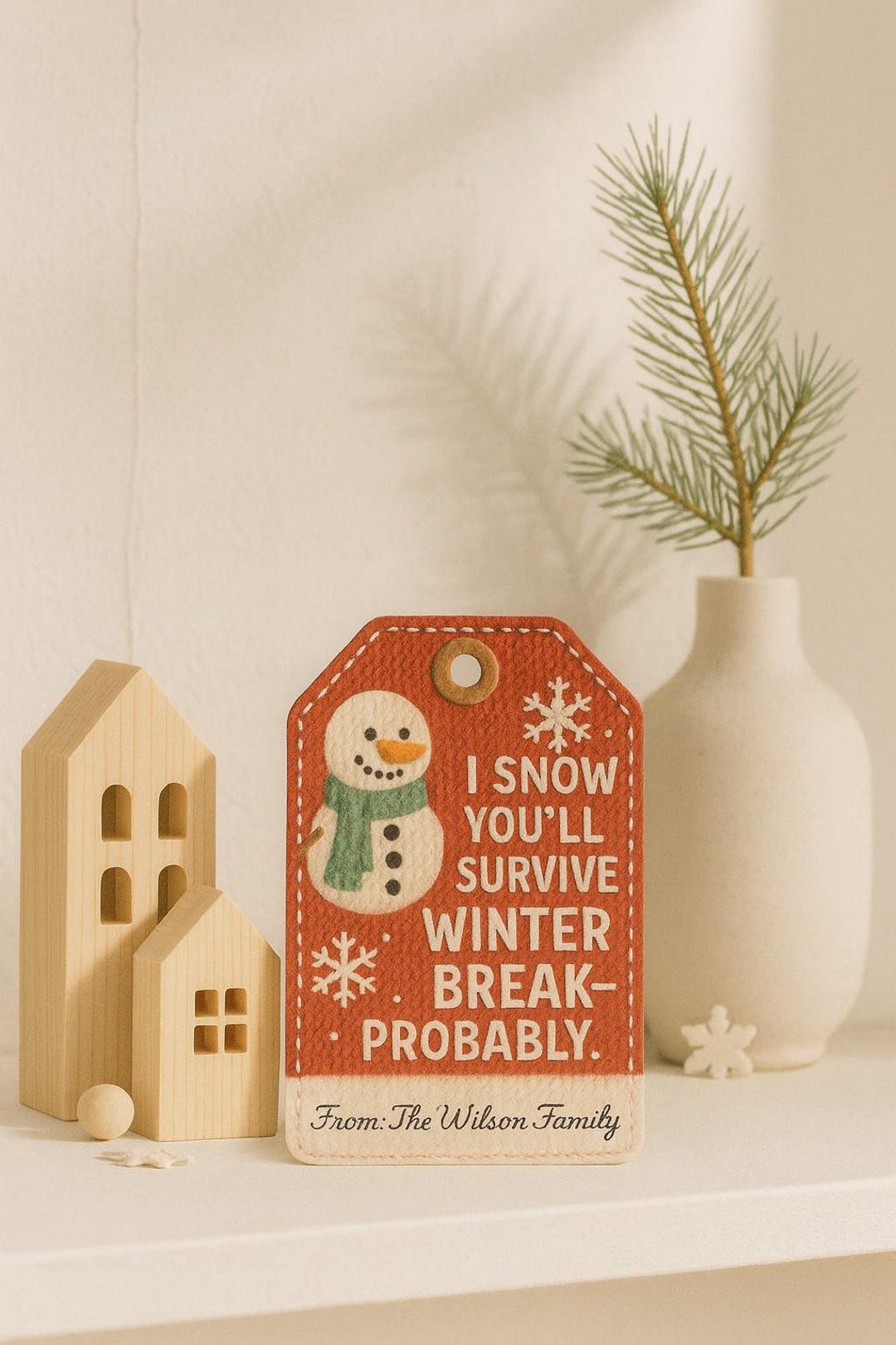 Winter Break Snowman Canva Template Printable Funny Holiday Classroom ...