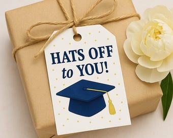 Kindergarten Graduation Gift Tags Printable, Class of 2025, Congrats ...