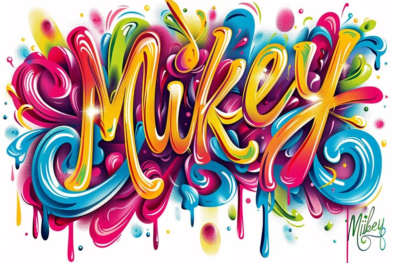 Custom Name Art | Personalized Print | Decorative Banner | Digital ...