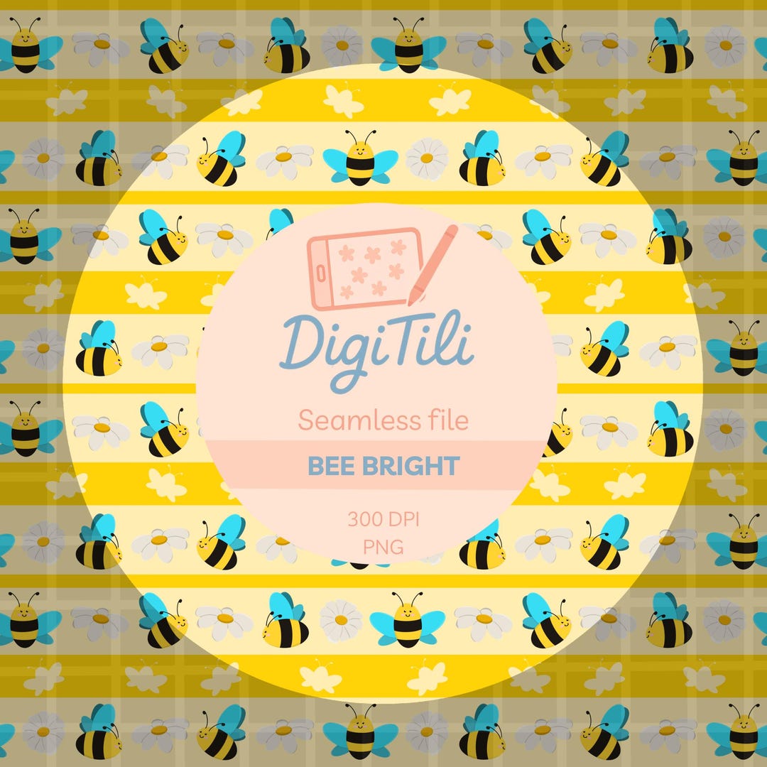 Beekeeper Seamless Pattern, Bee Digital Papers, Summer Seamless File ...