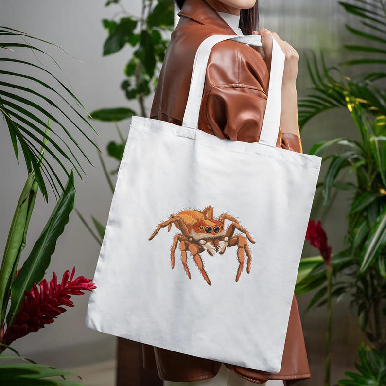 Realistic Jumping Spider Embroidery Design, Jumping Spider 3D ...