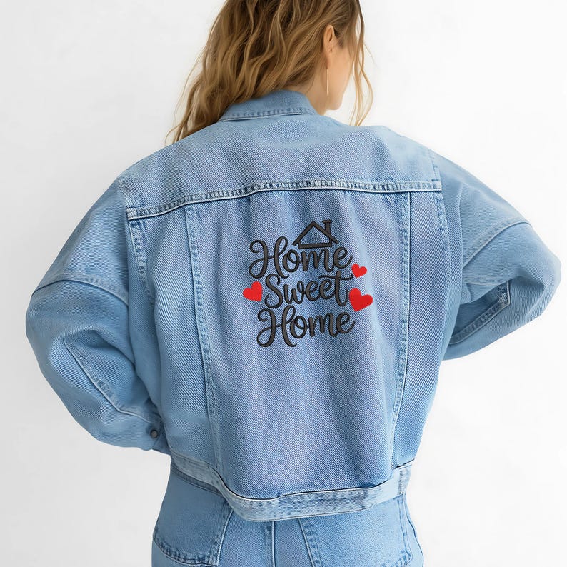 Home Sweet Home Embroidery Design, Machine Embroidery Design, Home ...