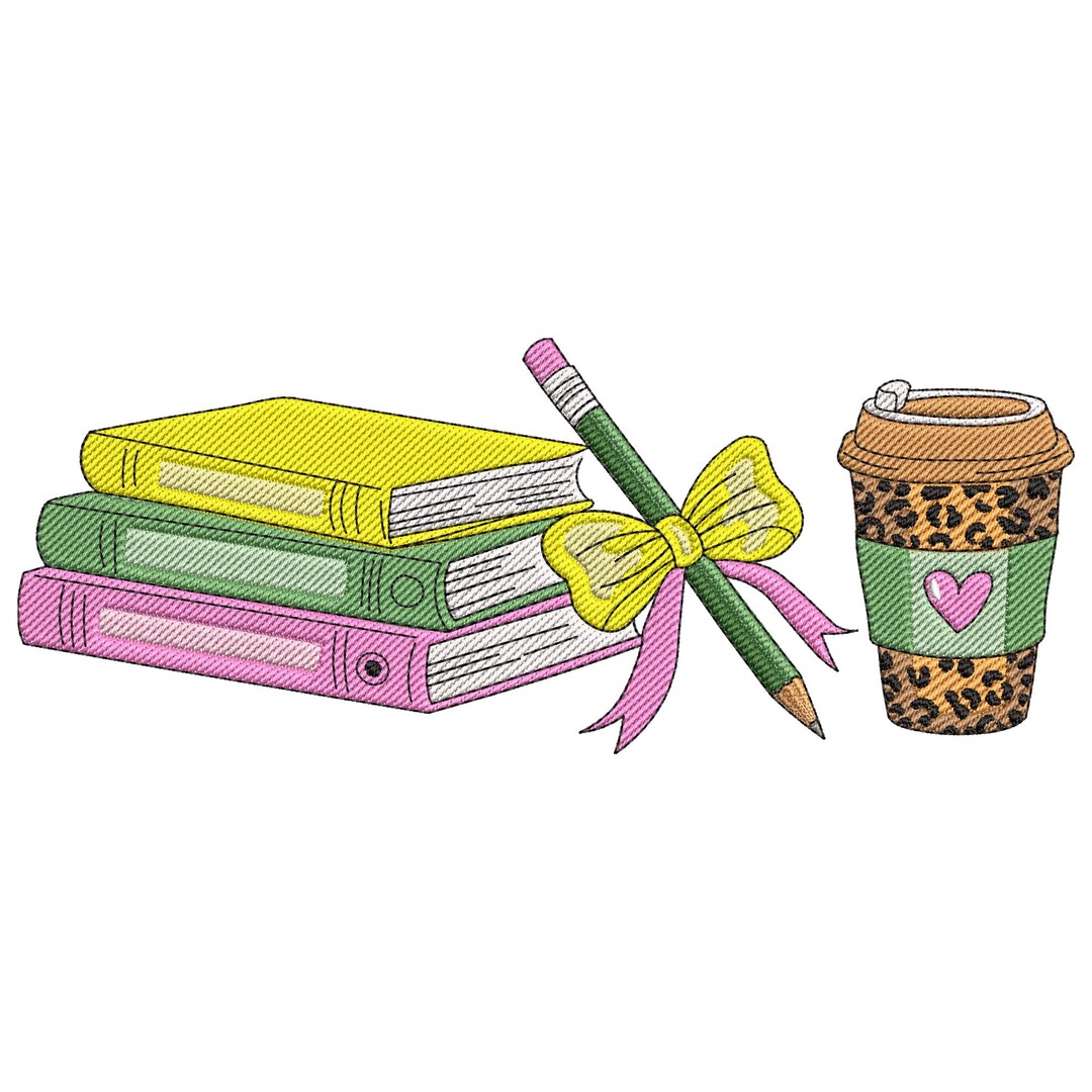 Teacher Life Embroidery Design, Teacher Machine Embroidery File, School ...