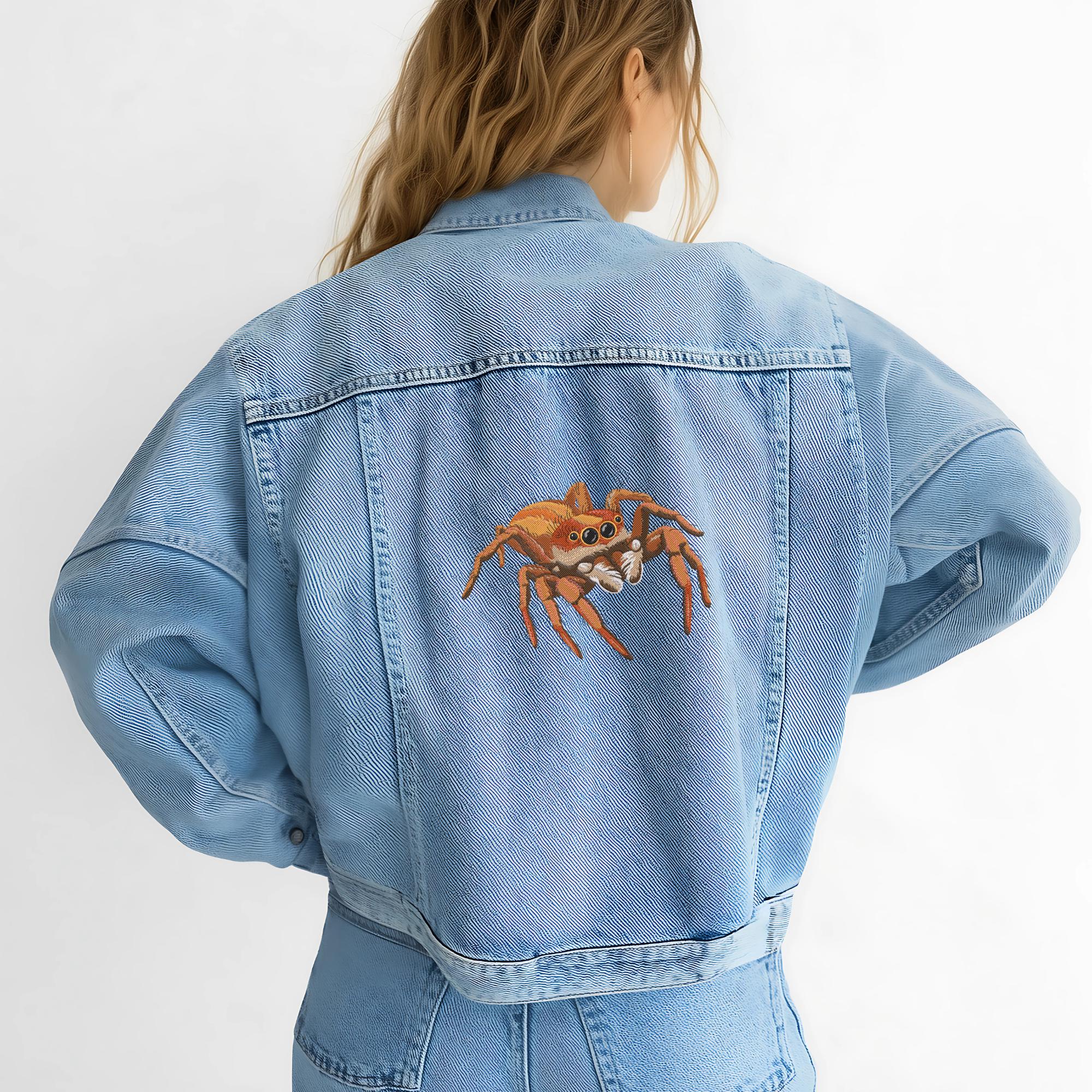 Realistic Jumping Spider Embroidery Design, Jumping Spider 3D ...